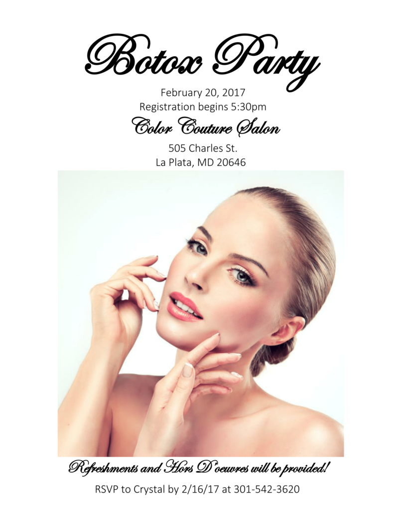 Color Couture Salon Botox Party in La Plata, MD - Mid-Atlantic Skin ...